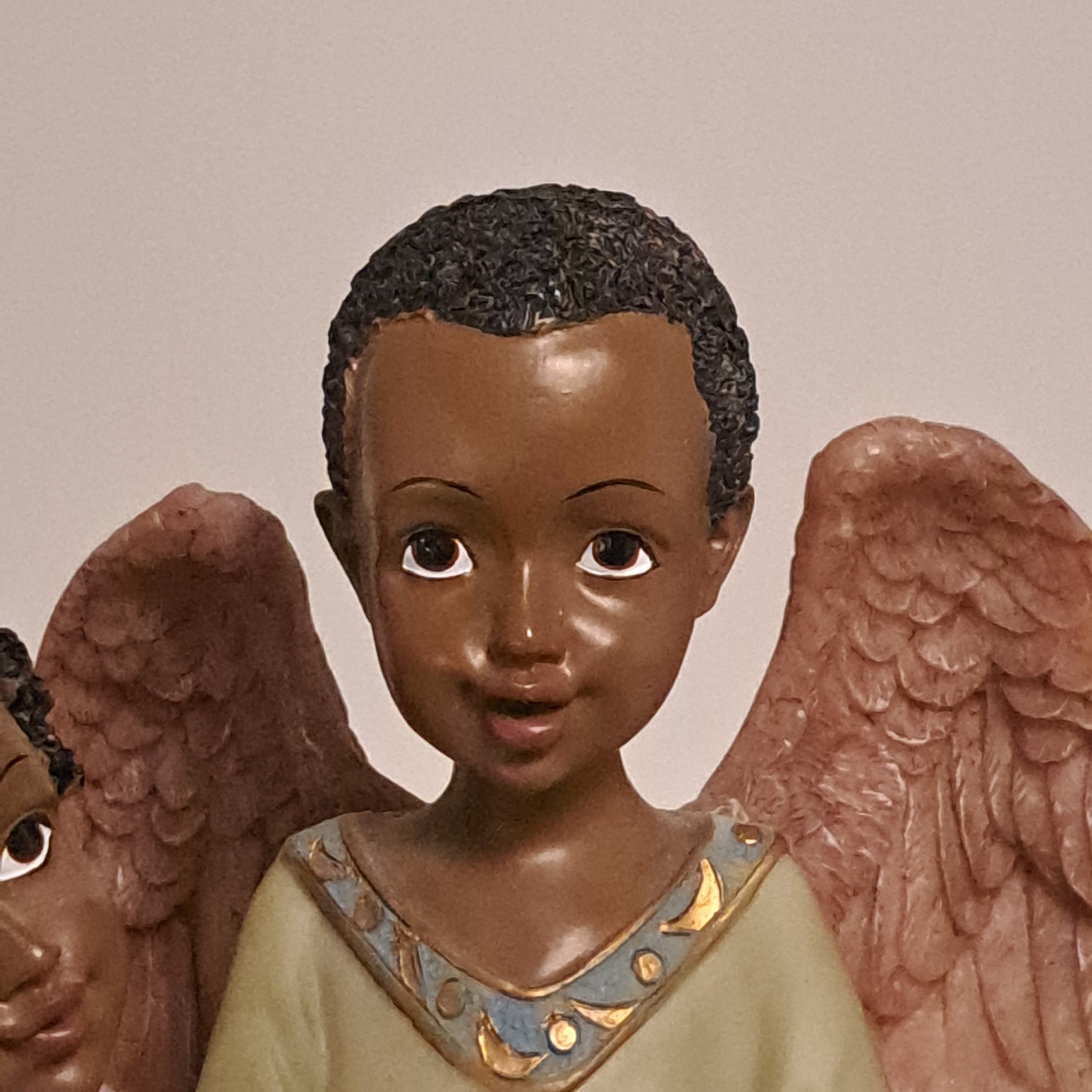 African American Angels Figurine Etsy
