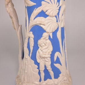 TJ&J Mayer Parian Ware Pitcher With Lidpaul Et Virginie - Etsy