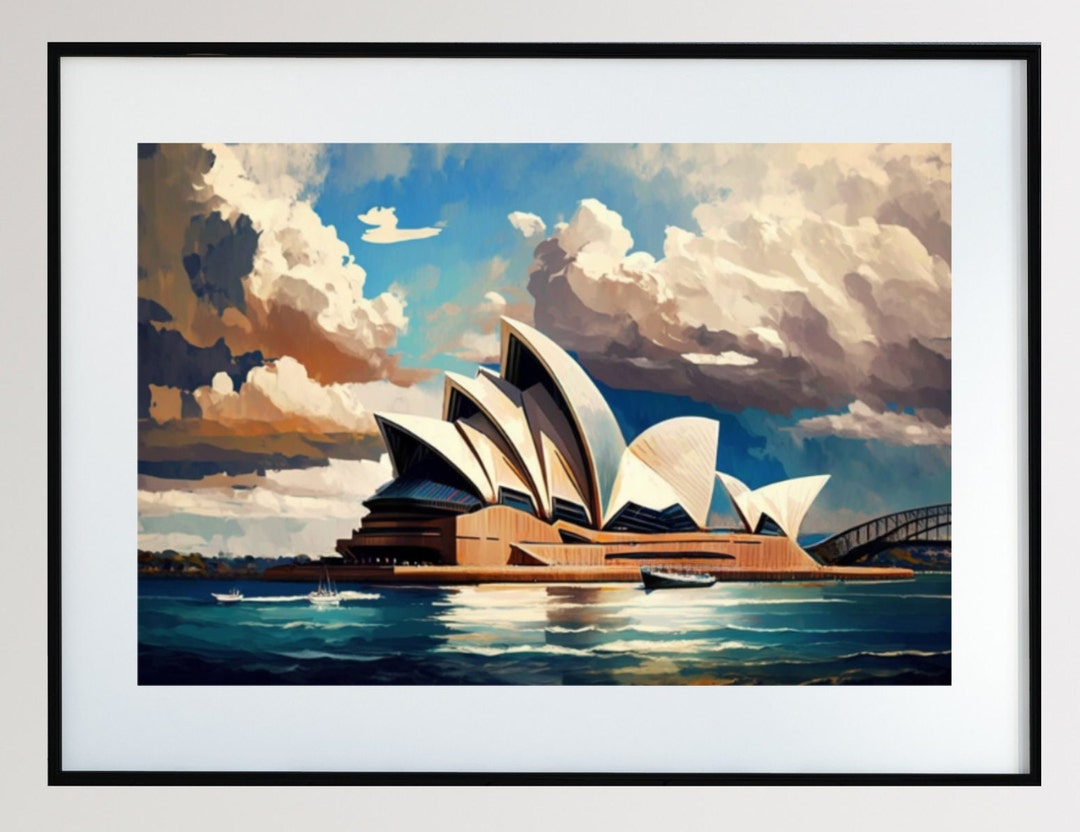 Sydney Opera House Art Print Famous Architecture Print - Etsy