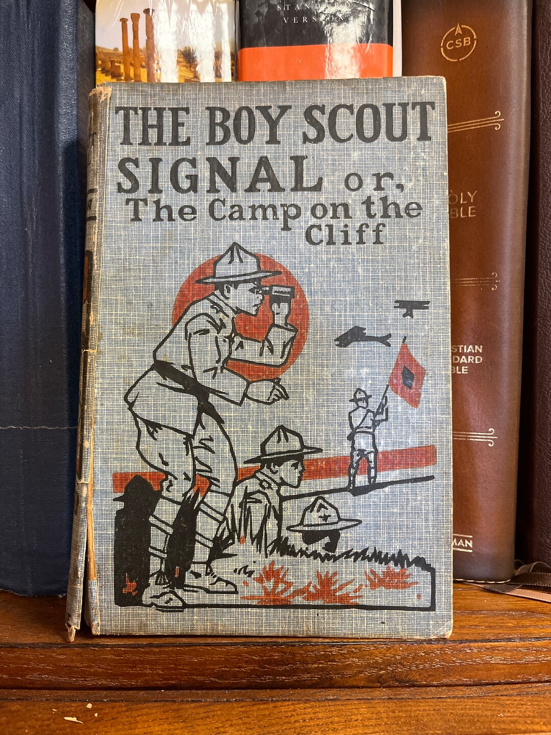 The Boy Scout Signal or the Camp on the Cliff - Etsy