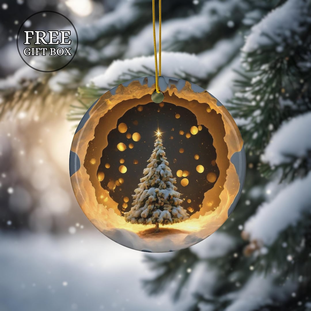 Christmas Tree Breakout Snow Tunnel Ornament Beautiful Christmas Gift ...