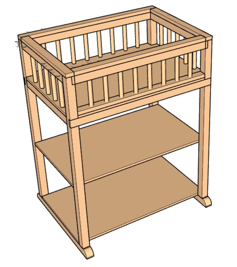 Baby Changing Table / Crib Plan PDF - Etsy
