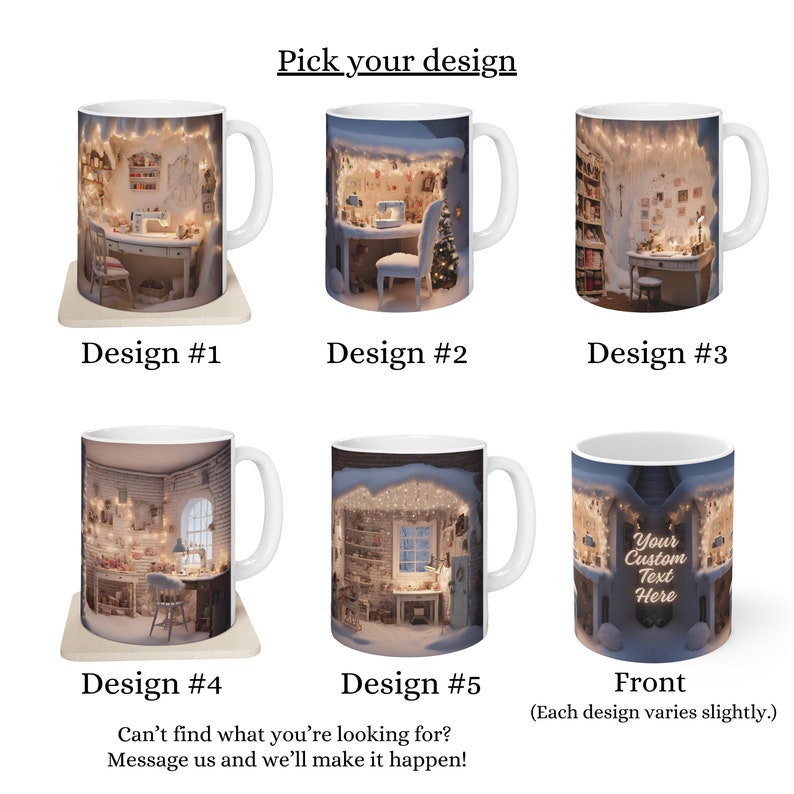 3D Effect Sewing Mug, Crafter Coffee Mug Gift for Sewers, Crafter Gift ...