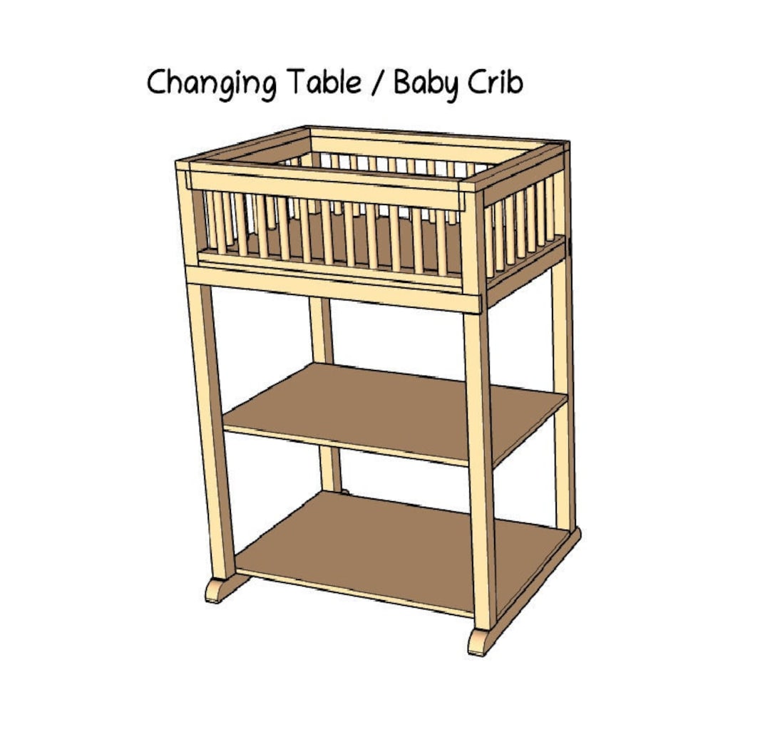 Baby Changing Table / Crib Plan PDF - Etsy