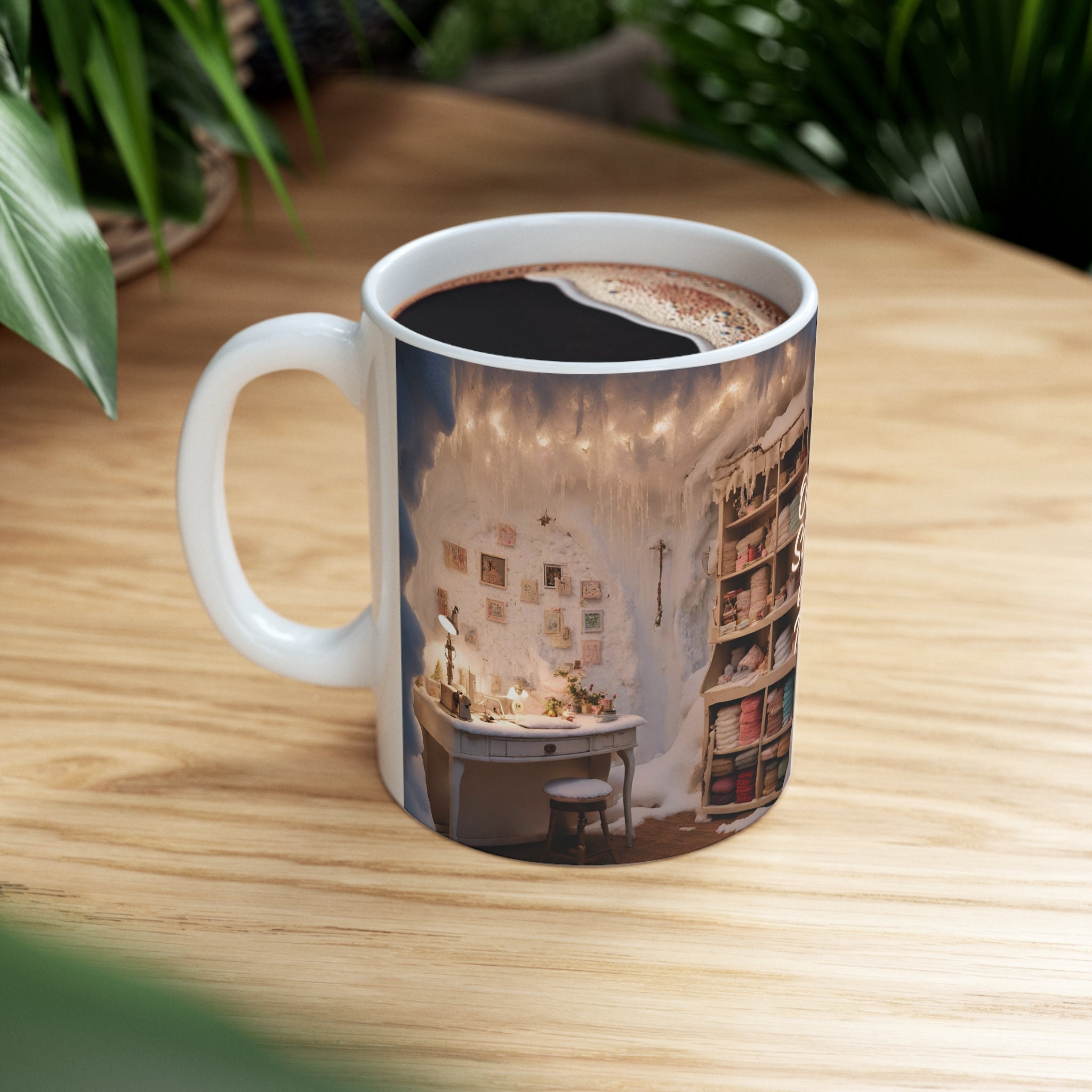3D Effect Sewing Mug, Crafter Coffee Mug Gift for Sewers, Crafter Gift ...
