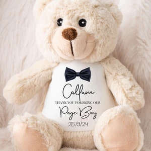 Page Boy Gift,page Boy Gift,will You Be My Page Boy?,flower Girl Teddy ...