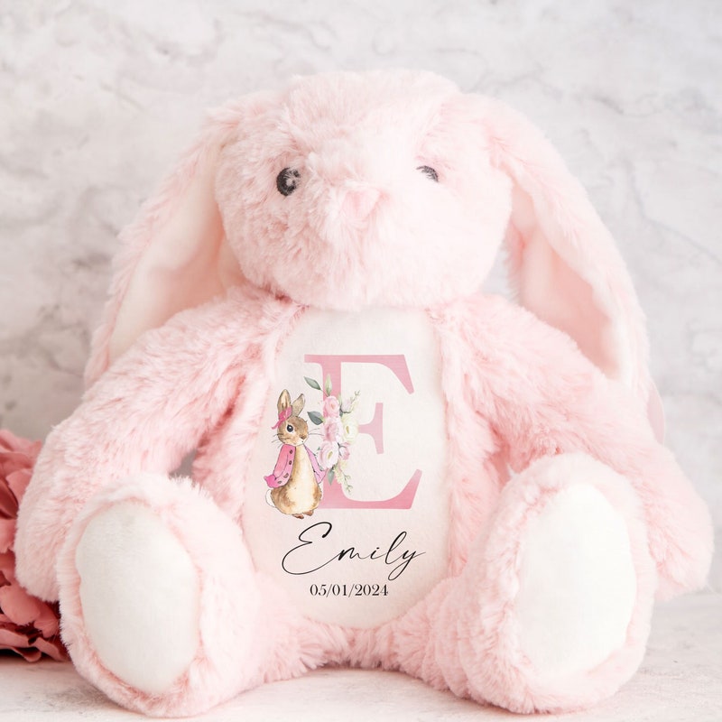 Personalized Rabbit Bear - Etsy UK