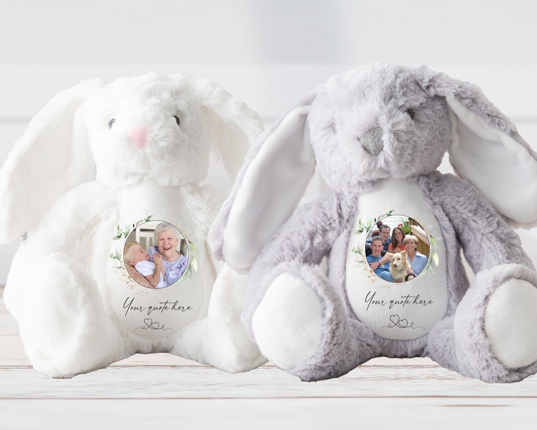 Personalised Photo Teddy,personalised Plush Soft Toy,memorial,memory ...