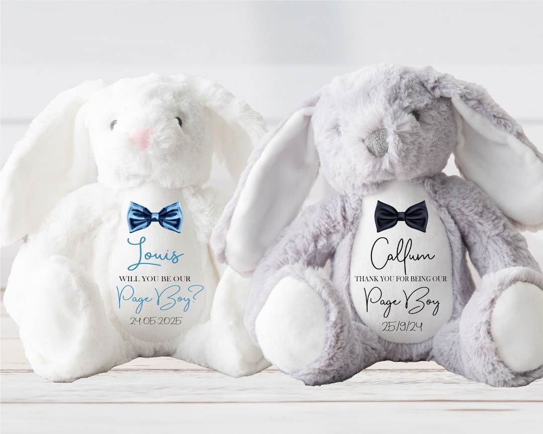 Page Boy Gift,flower Girl Teddy,page Boy Gift,will You Be My Page Boy ...