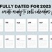 Commercial Use Calendar Template, Canva Printable Calendar Template ...