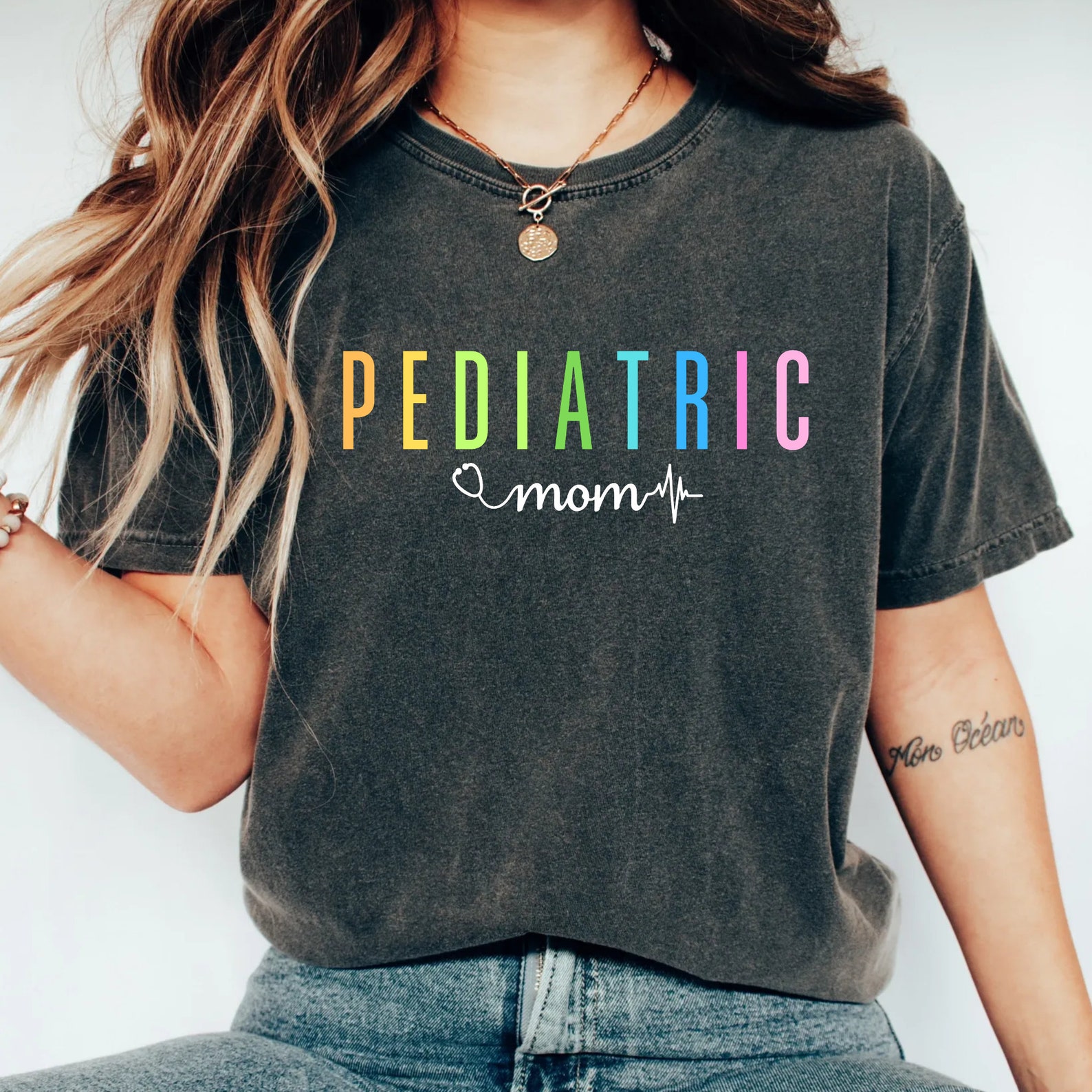 Pediatric Mom, Pediatric Mom Shirt, Mom Tshirt, Pediatrician Tee, Gift ...