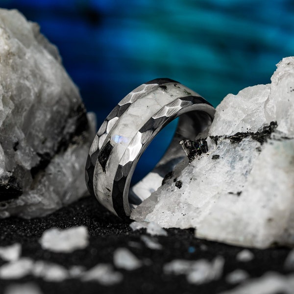 Moonstone Band - Etsy