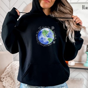 Earth Day Hoodie Sweatshirt Cozy Sweatshirt Gift for Her Watercolor ...