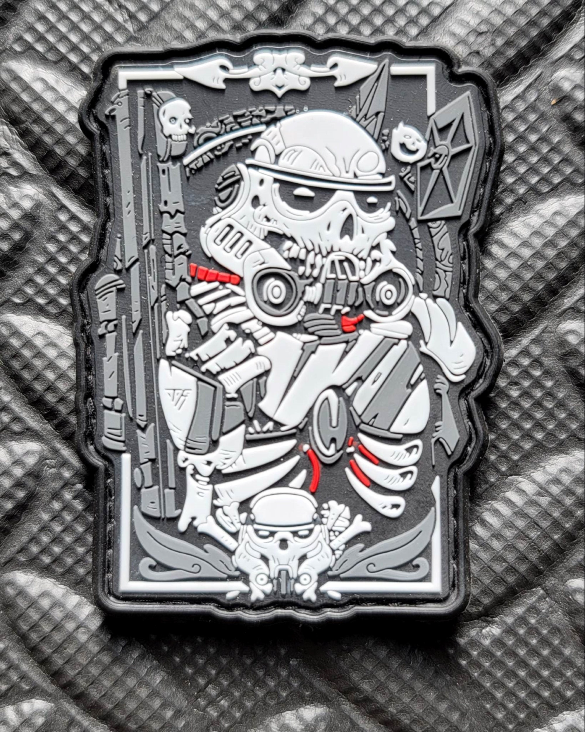 Tactical Patch, Skeleton Trooper - Etsy
