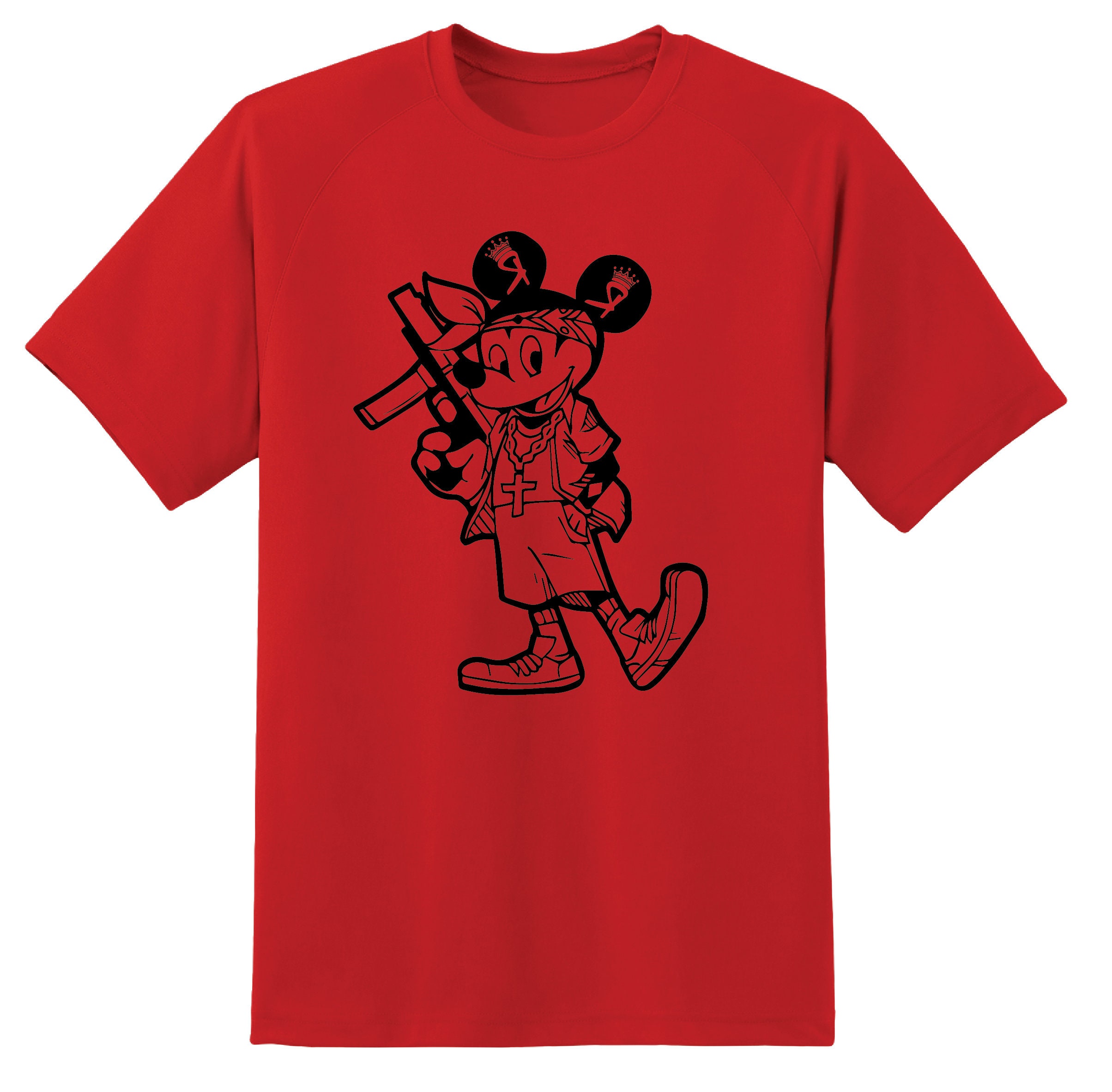 Mickey With the Blicky Meme Shirt - Etsy
