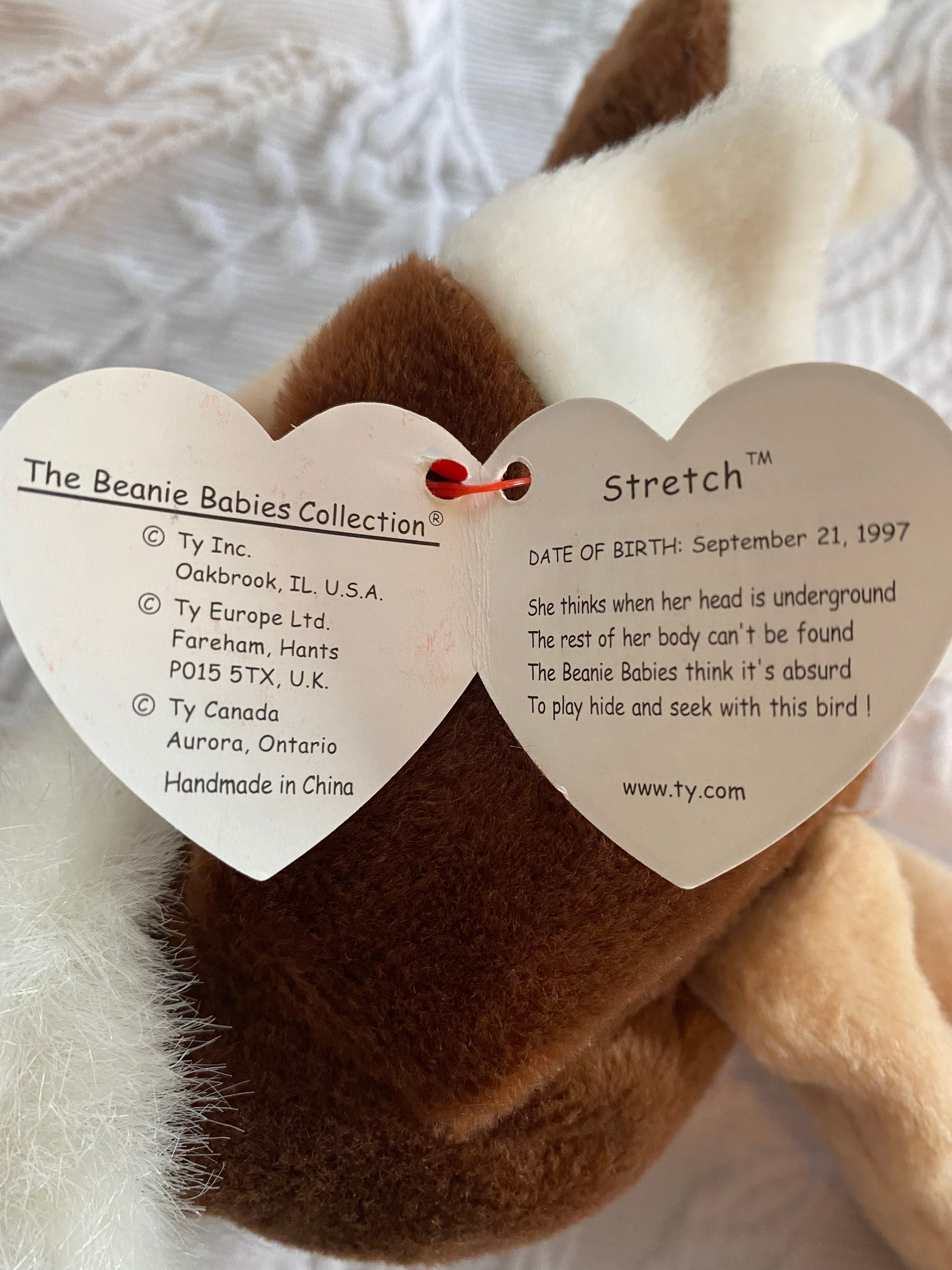 RARE Stretch the Ostrich TY Beanie Baby - Etsy