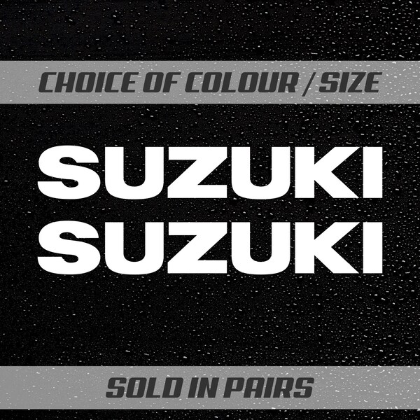 Suzuki Vinyl Stickers - Etsy