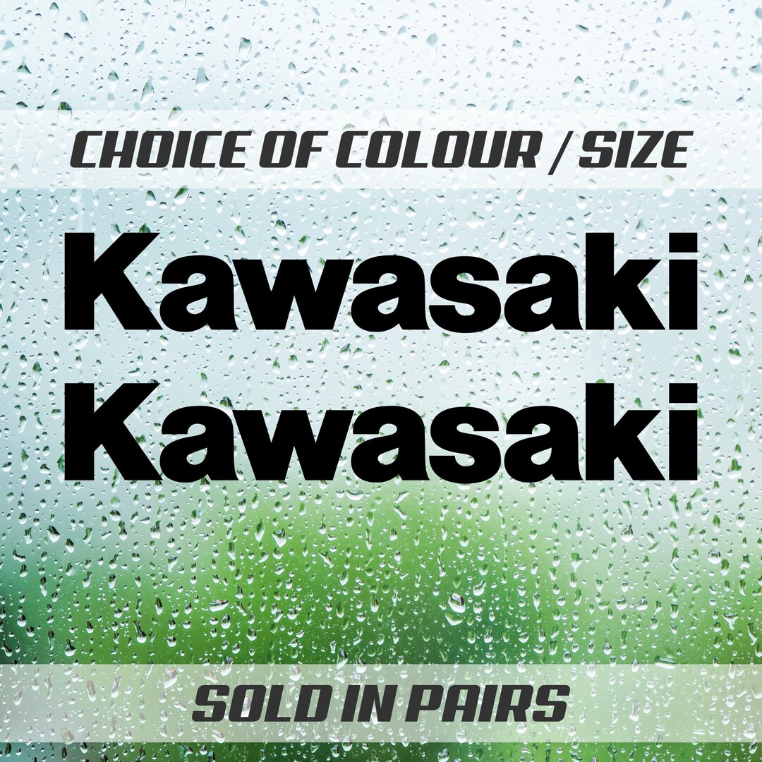 Kawasaki Vinyl Decals at Tonya Darlene blog