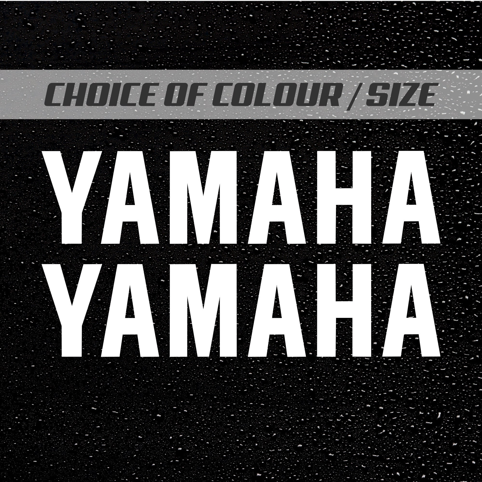 2 X Yamaha Vinyl Decals / Stickers - Etsy UK
