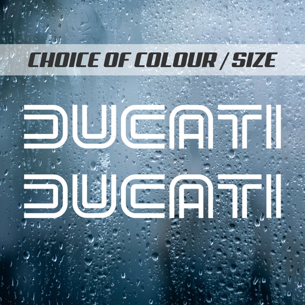 Ducati Logo Stickers - Etsy