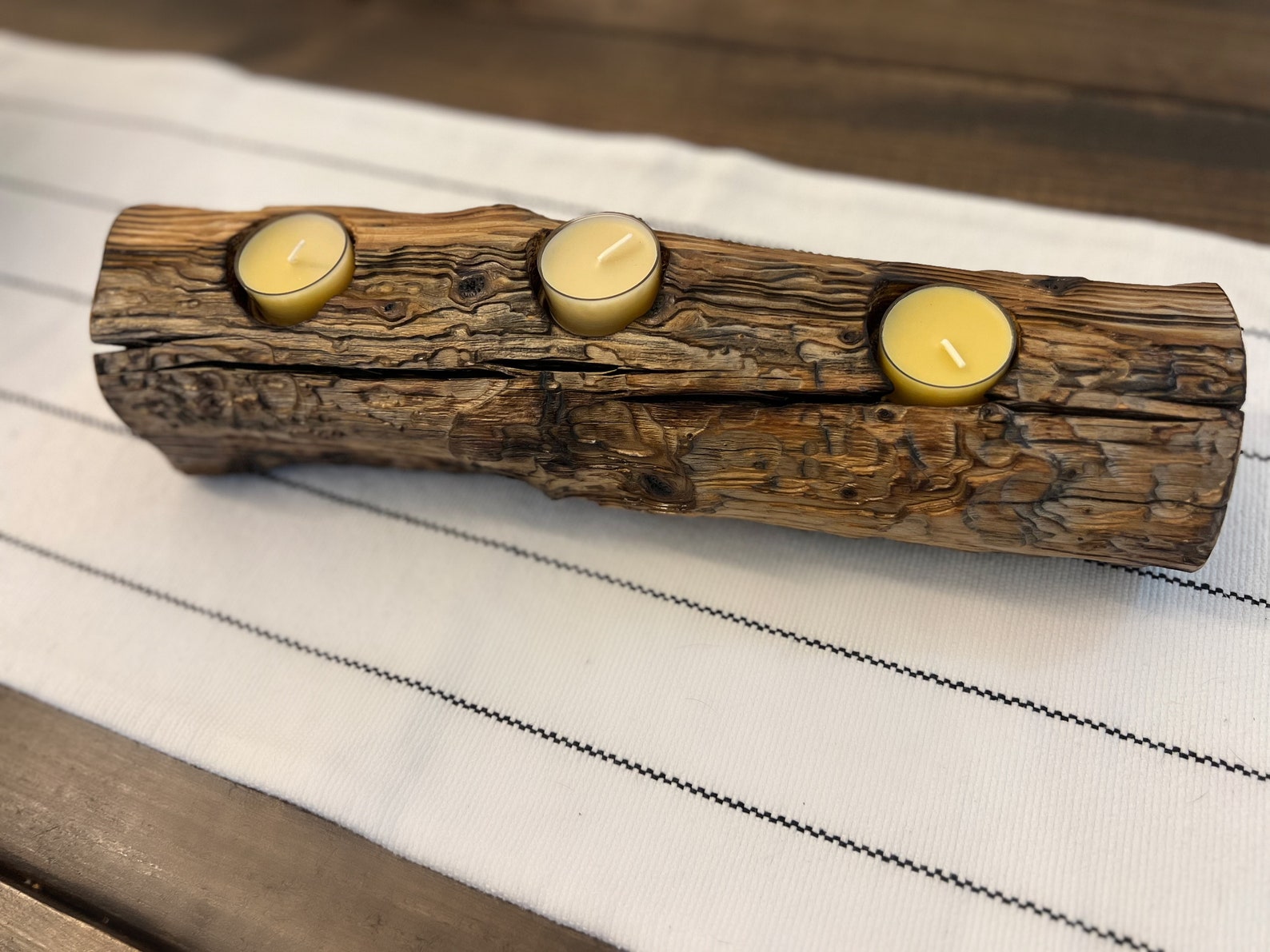 Aspen Candle Centerpiece (3) - Etsy