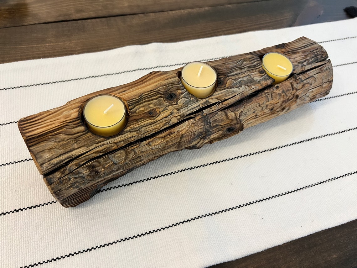 Aspen Candle Centerpiece (3) - Etsy