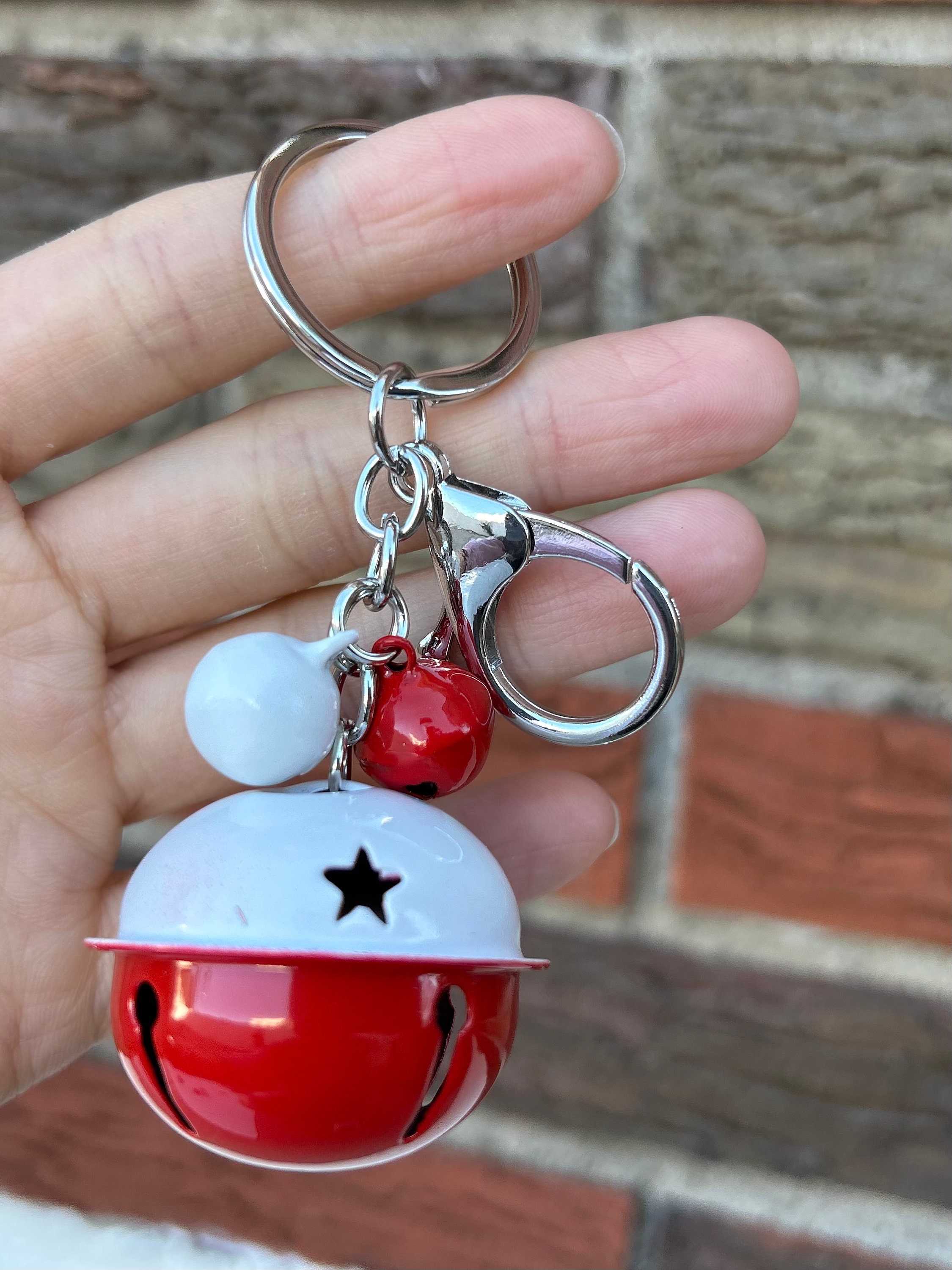 Jingle Bell Keychain, Keychain for Bags, Keychain for Keys, Cute ...