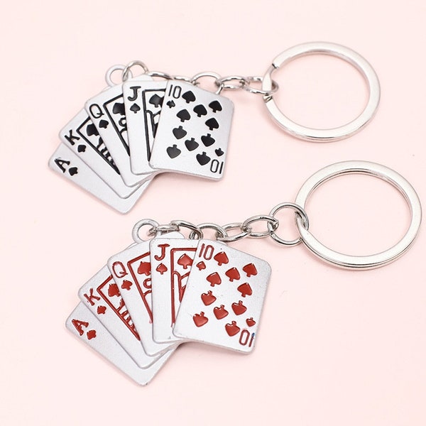 Poker Chip Keychain - Etsy