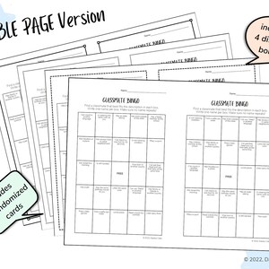 Classmate Bingo Printable PDF Middle School - Etsy