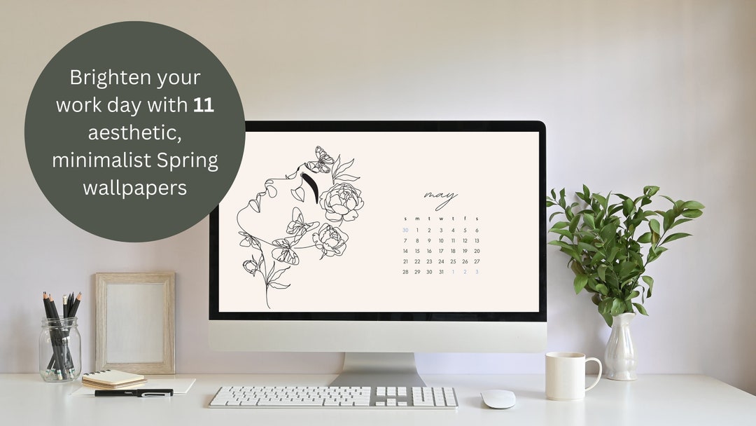 SPRING 2023 Desktop Wallpaper Background Bundle - Etsy