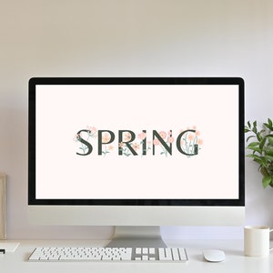 SPRING 2023 Desktop Wallpaper Background Bundle - Etsy