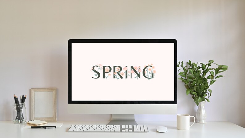 SPRING 2023 Desktop Wallpaper Background Bundle - Etsy
