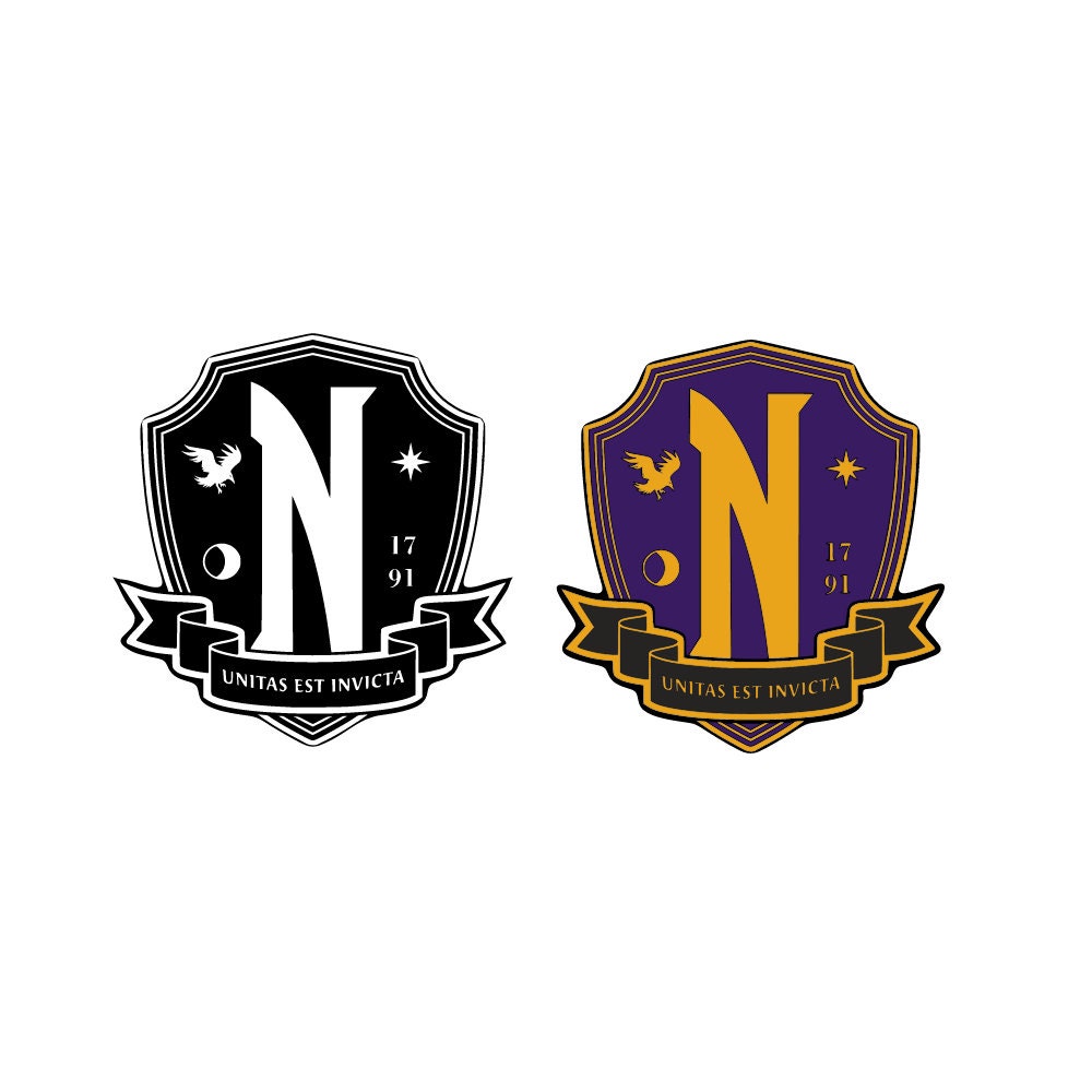 Nevermore Academy Svg Wednesday Addams svg Addams Family - Etsy Nederland