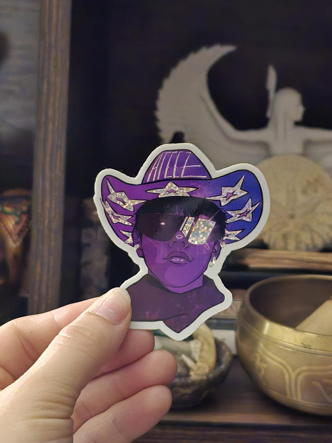 Hongjoong Cowboy ATEEZ Vinyl Sticker Decal - Etsy