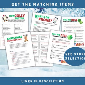 Printable Christmas Jingle and Mingle Office Icebreaker Game, Mix ...