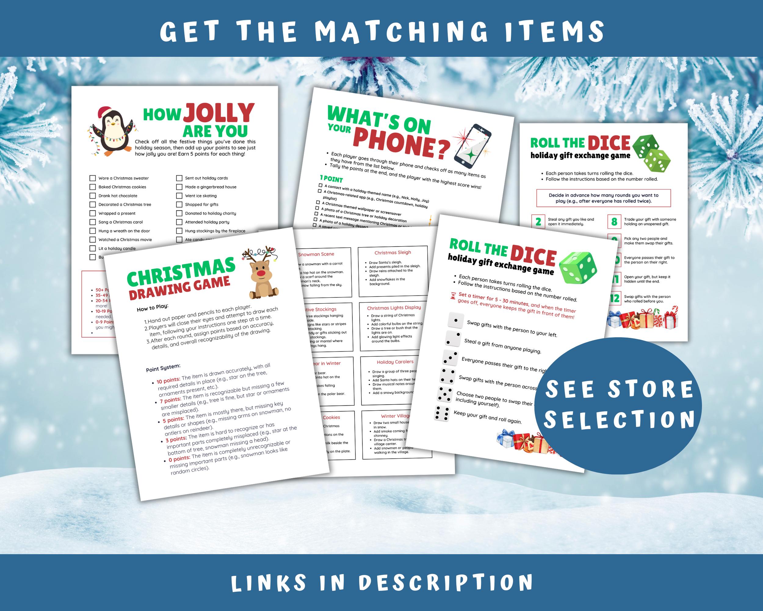 Printable Christmas Jingle and Mingle Office Icebreaker Game, Mix ...