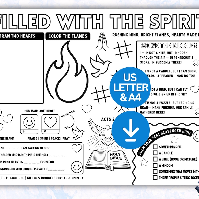 Holy Spirit Crafts Kids - Etsy