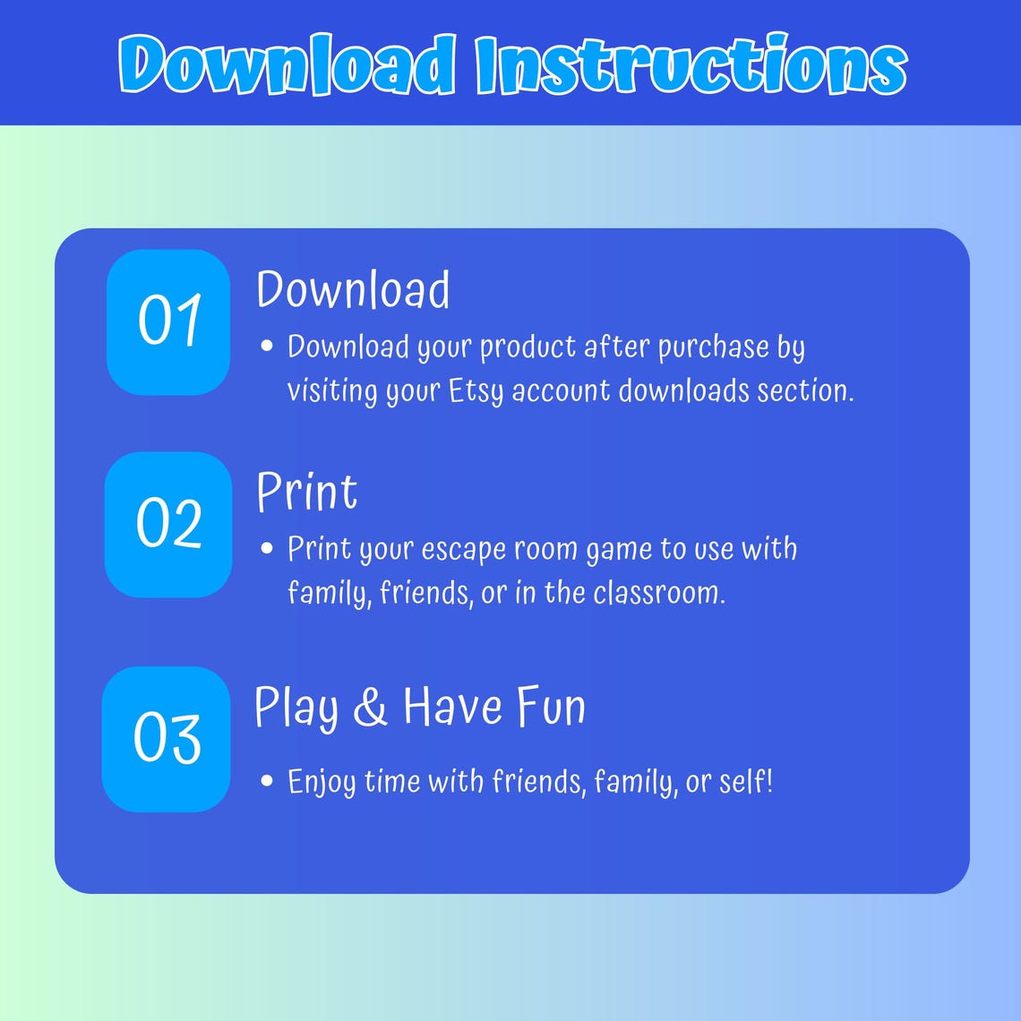 Printable Winter Wonderland Escape Room for Kids, Holiday Party Games ...