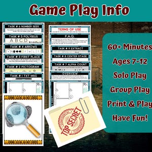 Printable Christmas Escape Room for Kids, Holiday Party Games, Kids ...