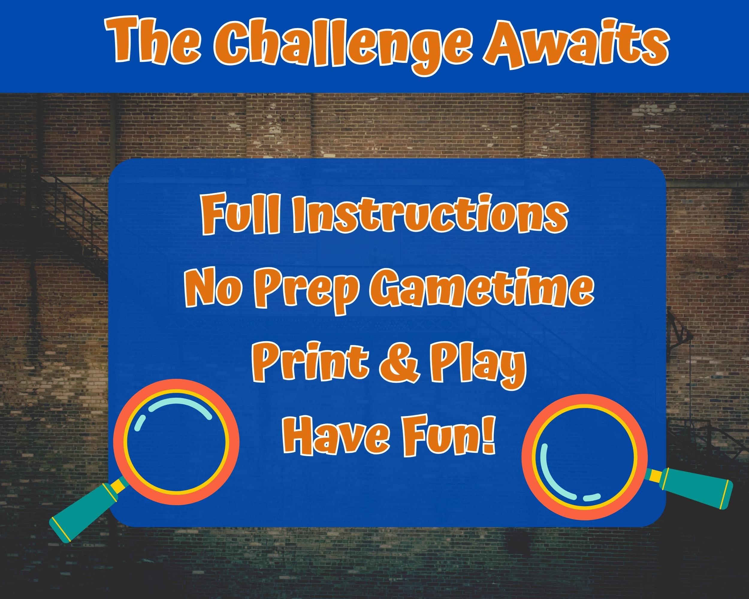 Escape Room for Kids, Spy Trivia Team Building, Sunday School Party ...