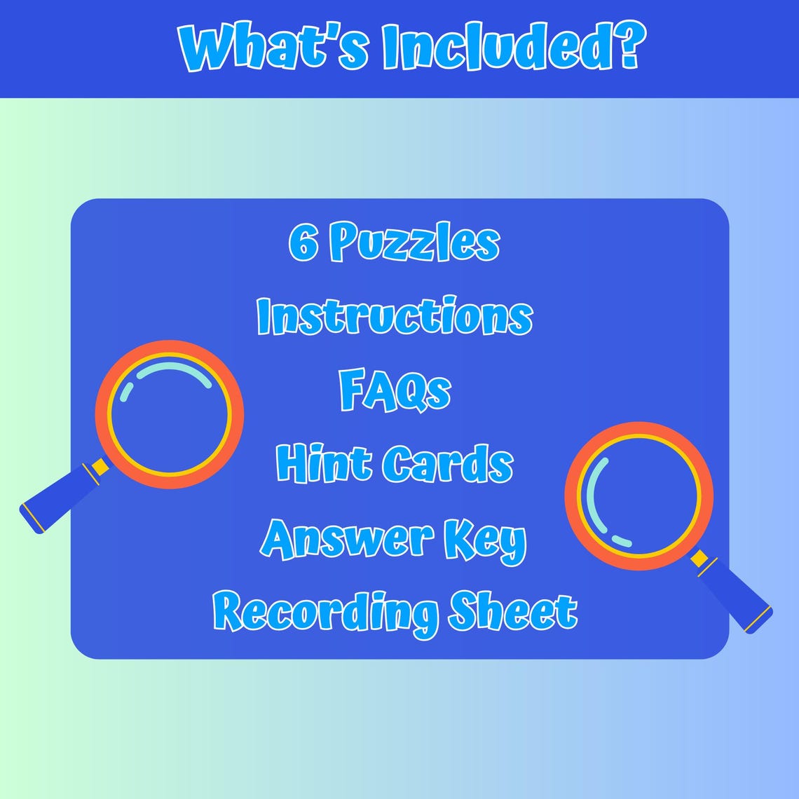 Printable Winter Wonderland Escape Room for Kids, Holiday Party Games ...