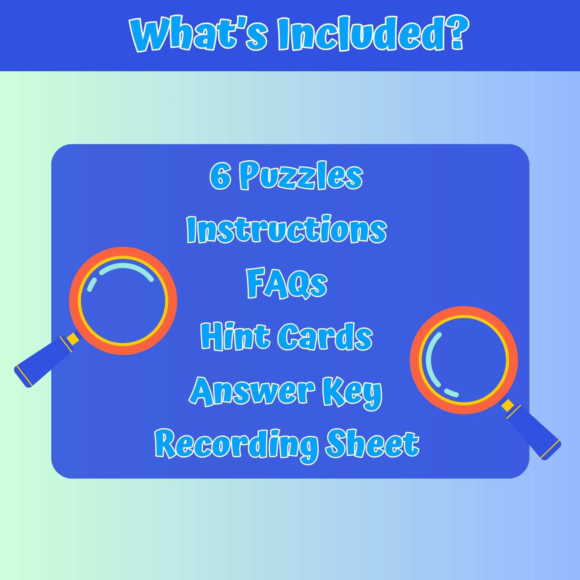 Printable Winter Wonderland Escape Room for Kids, Holiday Party Games ...