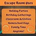 Printable Thanksgiving Escape Room for Kids, Holiday Party Games, Kids ...