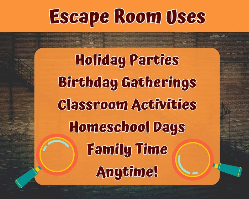 Printable Thanksgiving Escape Room for Kids, Holiday Party Games, Kids ...