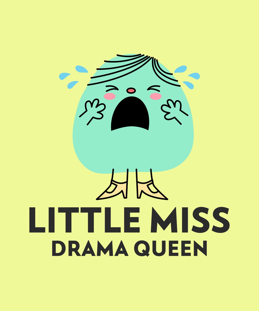 Little Miss Drama Queen Digital Print - Etsy