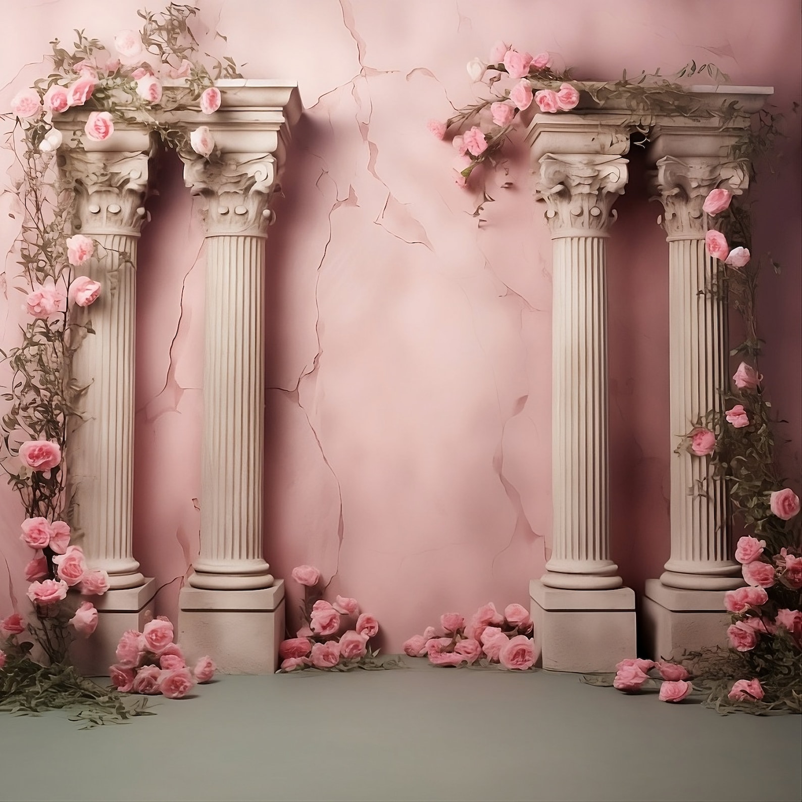 Roman Column Wedding Backdrop Photo| Digital Download| Photoshop ...