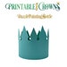 Printable Crown Template Party Hat Template Paper Crown for Home ...