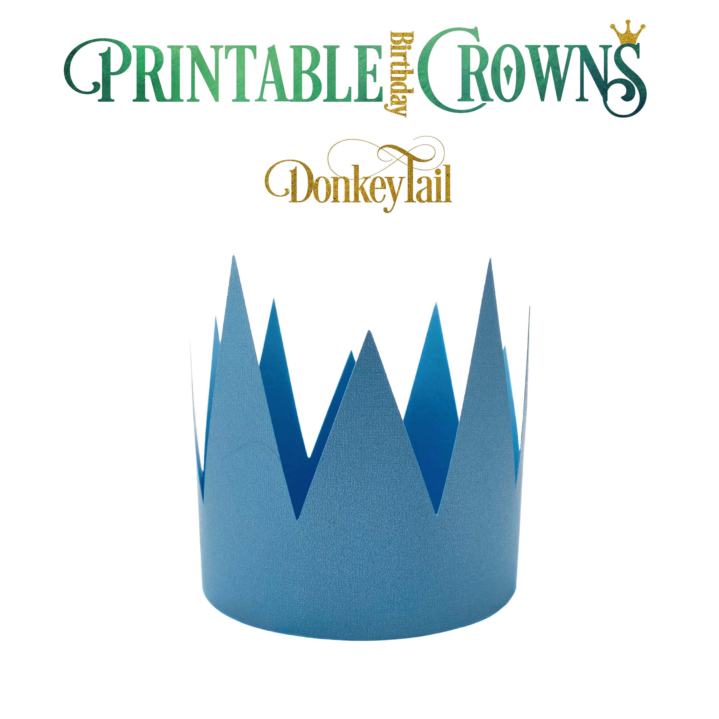 Printable Crown Template Party Hat Template Paper Crown for Home ...