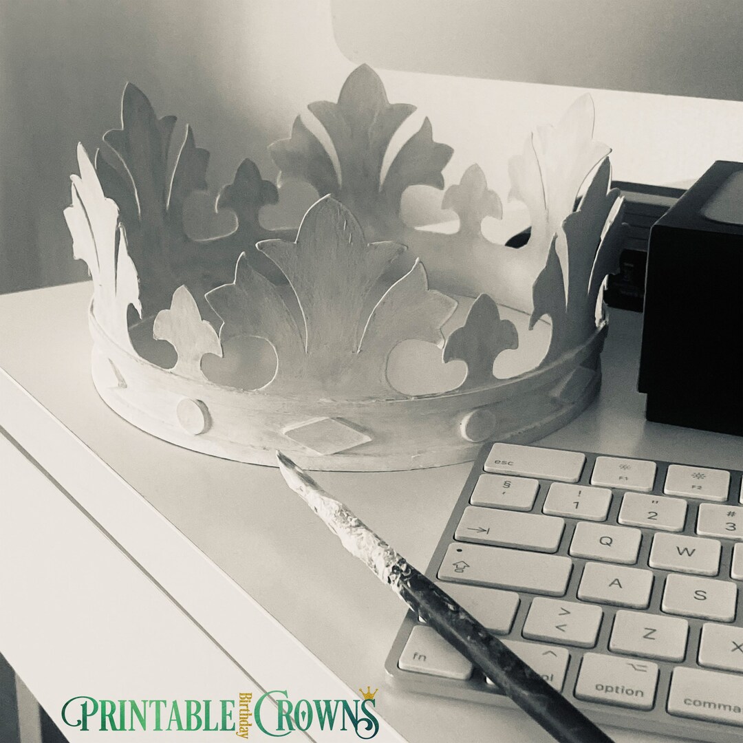 Crown Victoria Viking Crown Printable Template – Nordic Birthday Crown ...