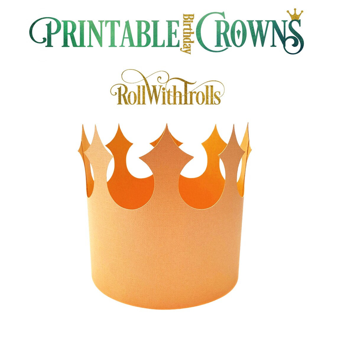 Printable Crown Template Party Hat Template Paper Crown for Home ...